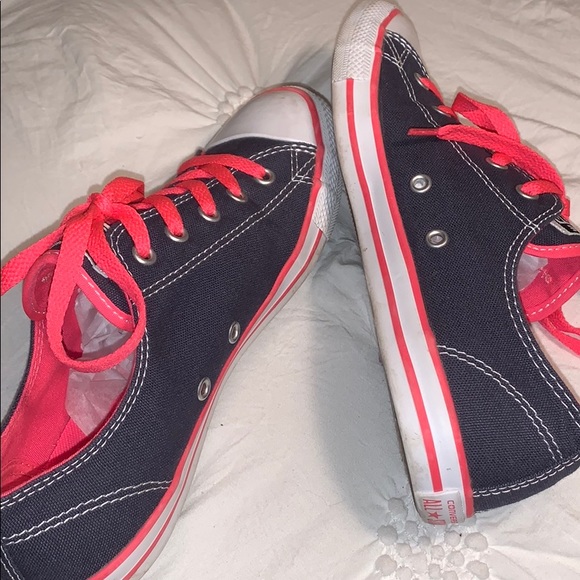 Converse | Shoes | Pink And Blue Converse Shoes Size 7 | Poshmark
